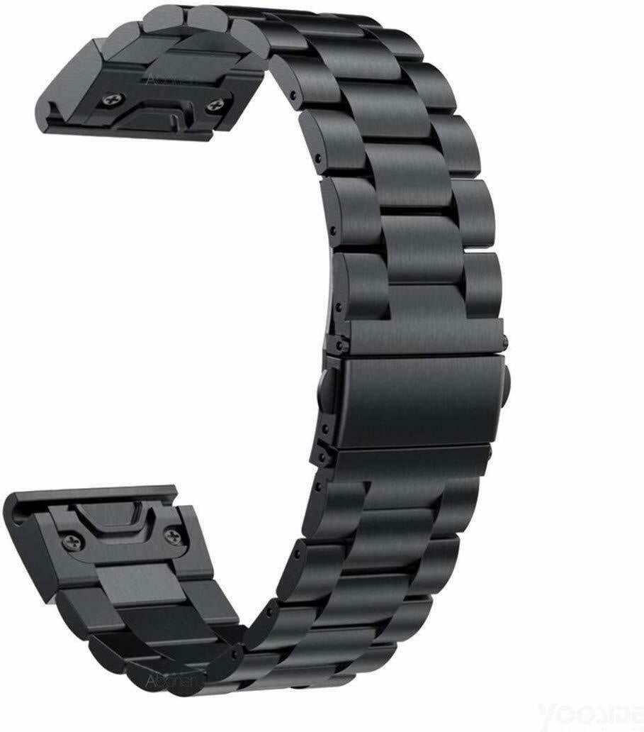 Black stainless steel watch strap store